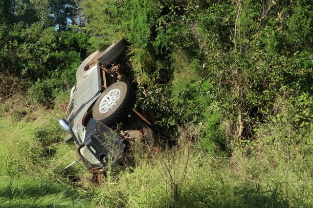 Ute flipped in Bunya Highway crash | Burnett Today