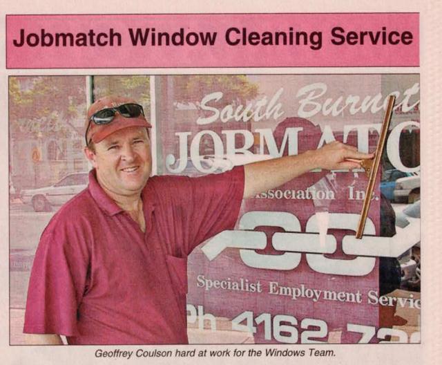 Over 25 years of Geoff’s Window Cleaning Service | Burnett Today