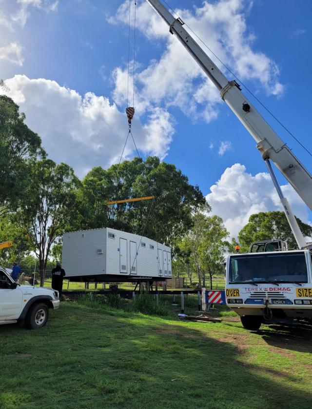 Goomeri Showgrounds finally gets long awaited new toilet block ...