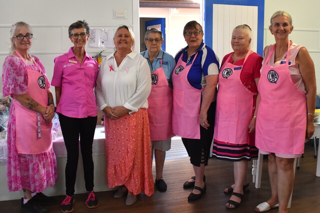 Pink scones for cancer | Burnett Today